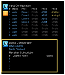 ネットワークとDante Configurationの設定方法 | ビーテック株式会社